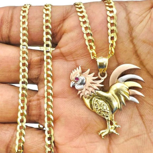 Prime Jewelry & Electronics | Jewelry | 4k Solid Gold Chicken Rooster ...
